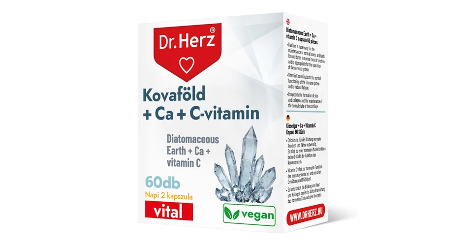 DR Herz Kovaföld+Kalcium+C-vitamin kapszula 60 db - Dr. Herz ...